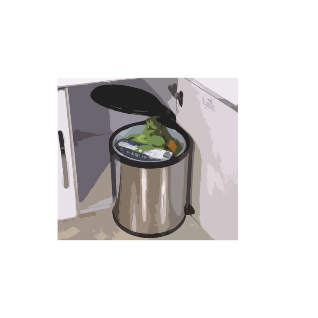 Round Kitchen Bins - Chef's Nest